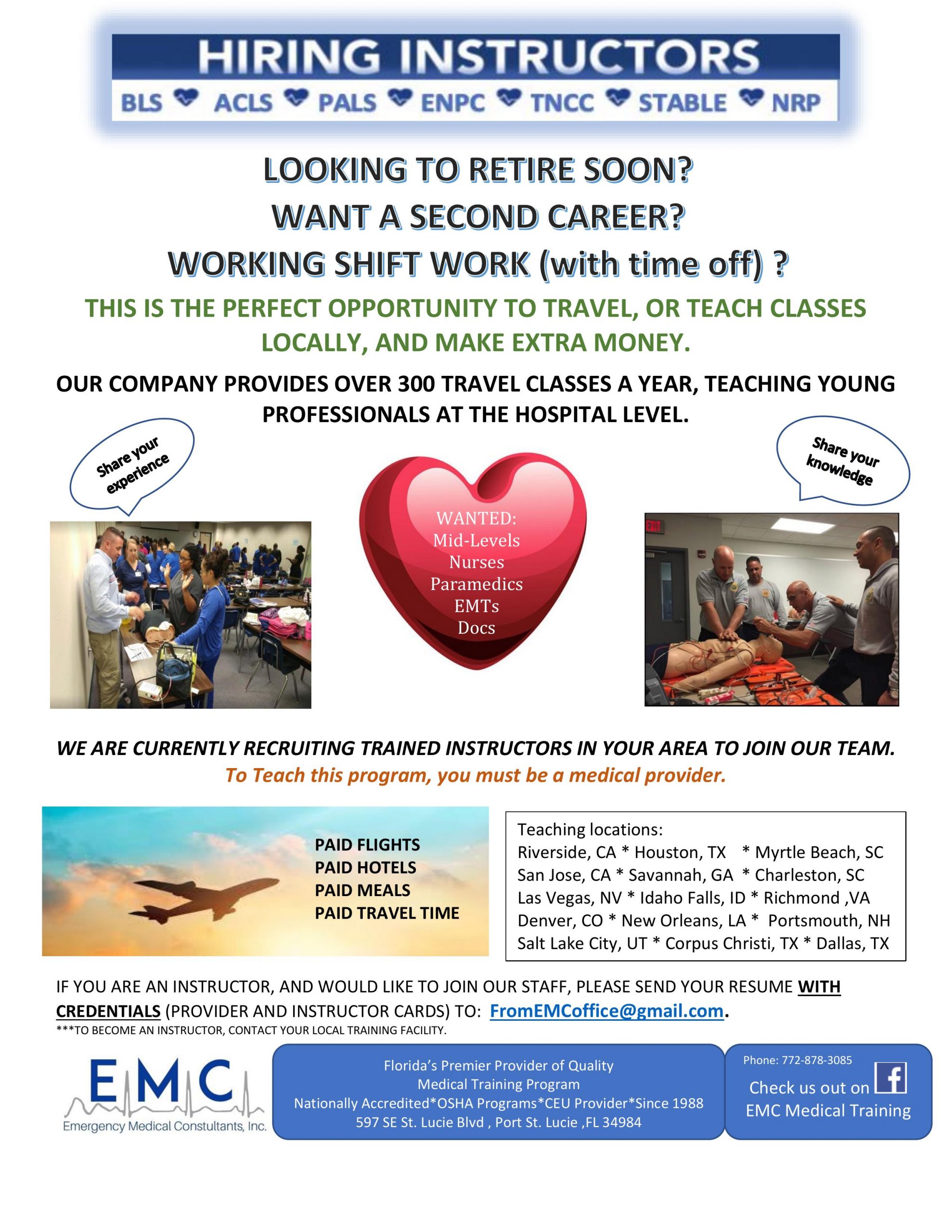 Hiring - EMC Medical Training